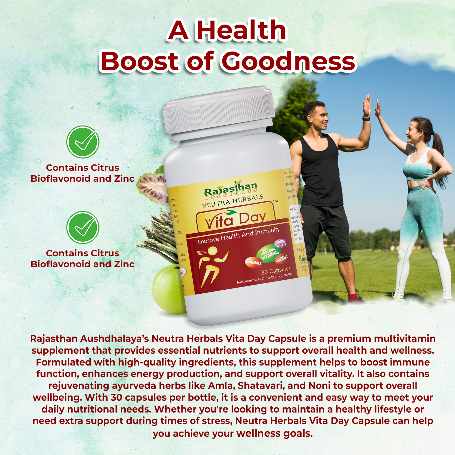 Buy Best Multivitamin For Women In India: Vita Day Capsule